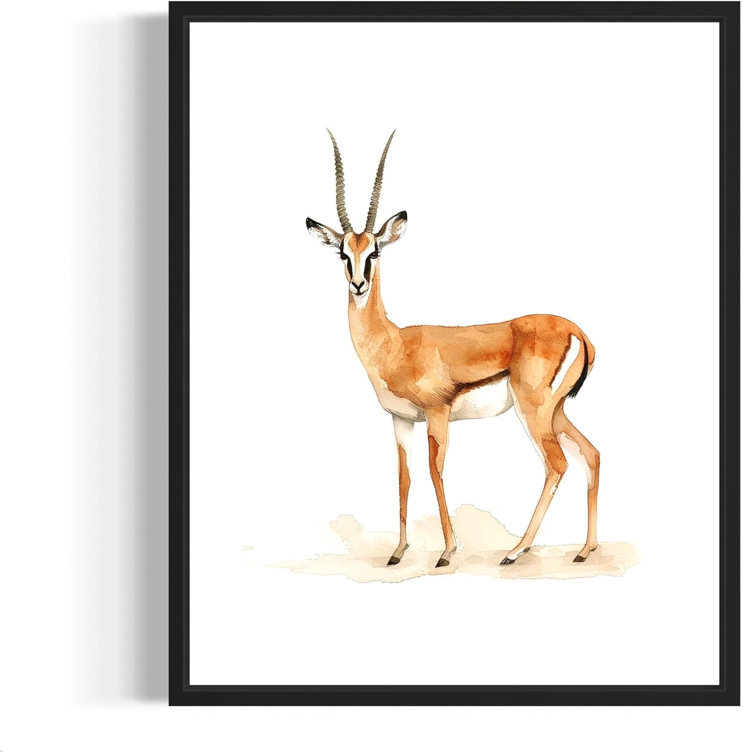 AVOI Gazelle Watercolor Poster Art Print Wall Art Poster Decor Nature ...