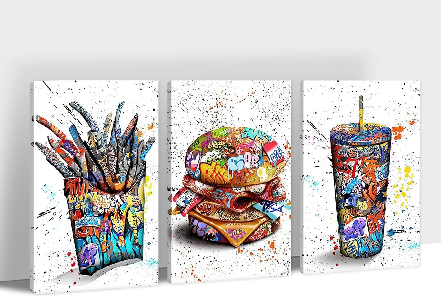 AVOI Graffiti Wall Art - Pop Street Art Decor for Teen Boys ...
