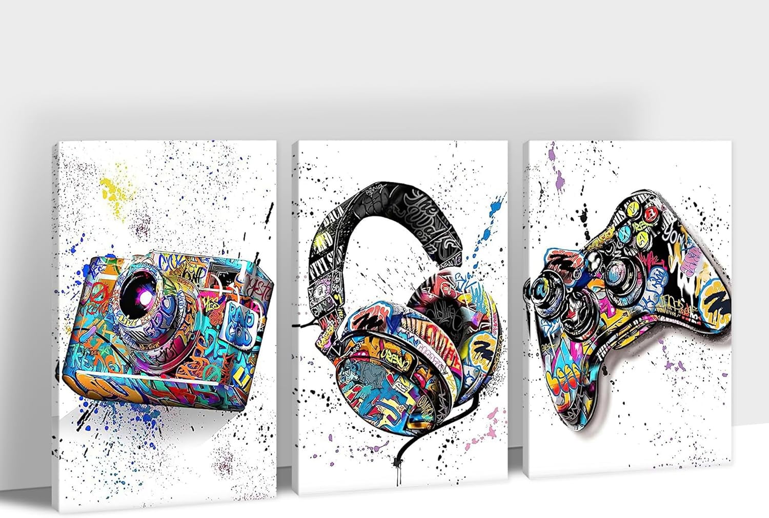 AVOI Graffiti Wall Art - Pop Street Art Wall Decor For Teen Boys ...