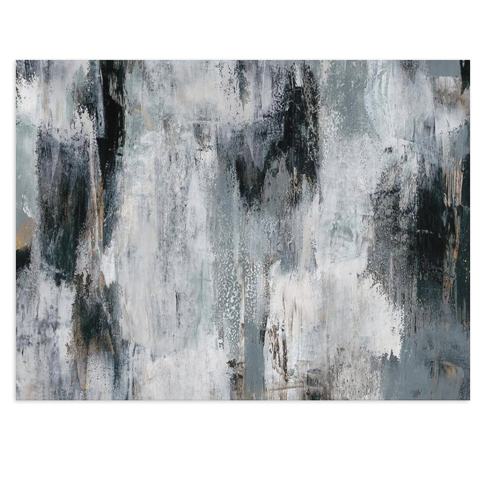 AVOI Gray Abstract Wall Art - Abstract Canvas Pictures for Wall Decor ...