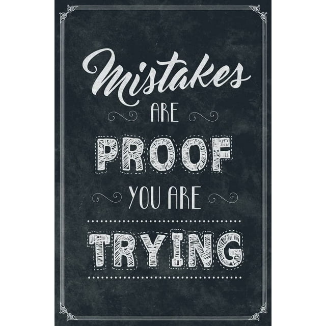 AVOI Growth Mindset Mistakes Poster For Classroom Decoration ...