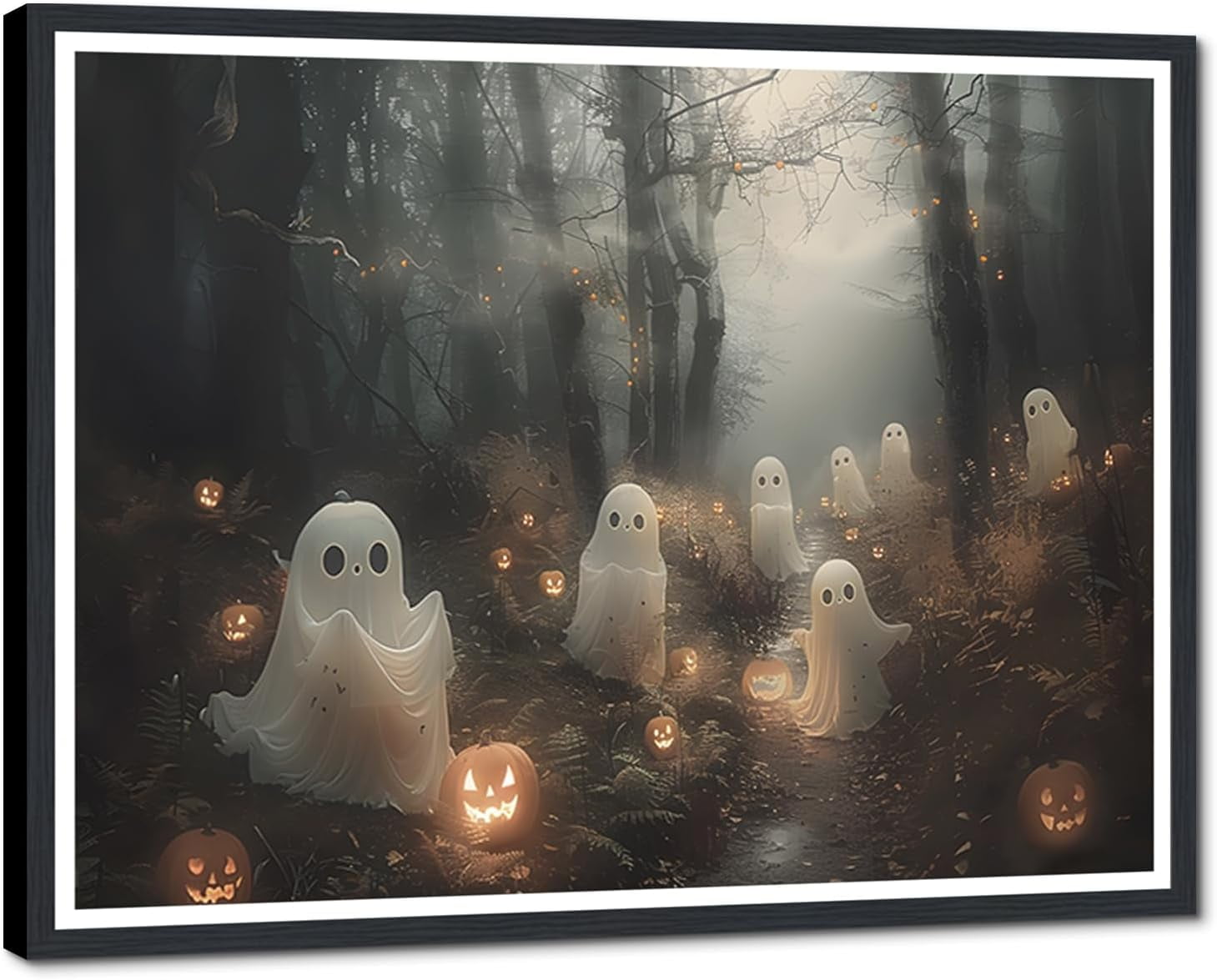 AVOI Halloween Ghost Wall Art Halloween Wall Art Vintage Gothic ...