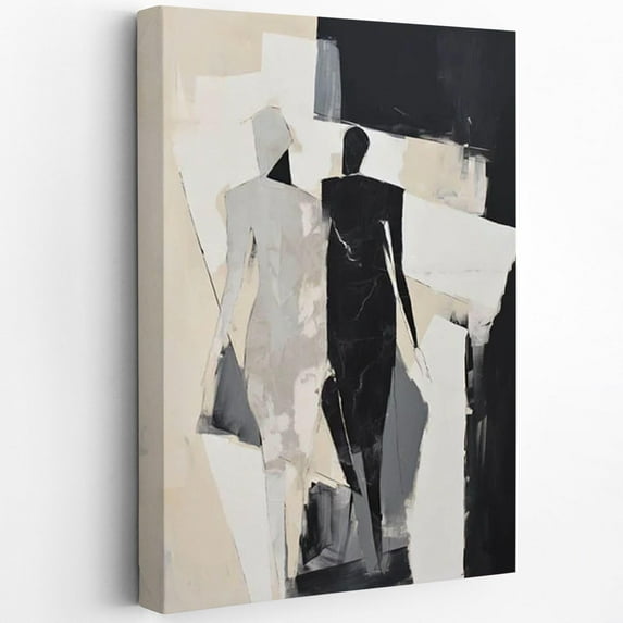 AVOI Hand Painted Abstract Minimalist Figure Decorative Oil Paintings ...