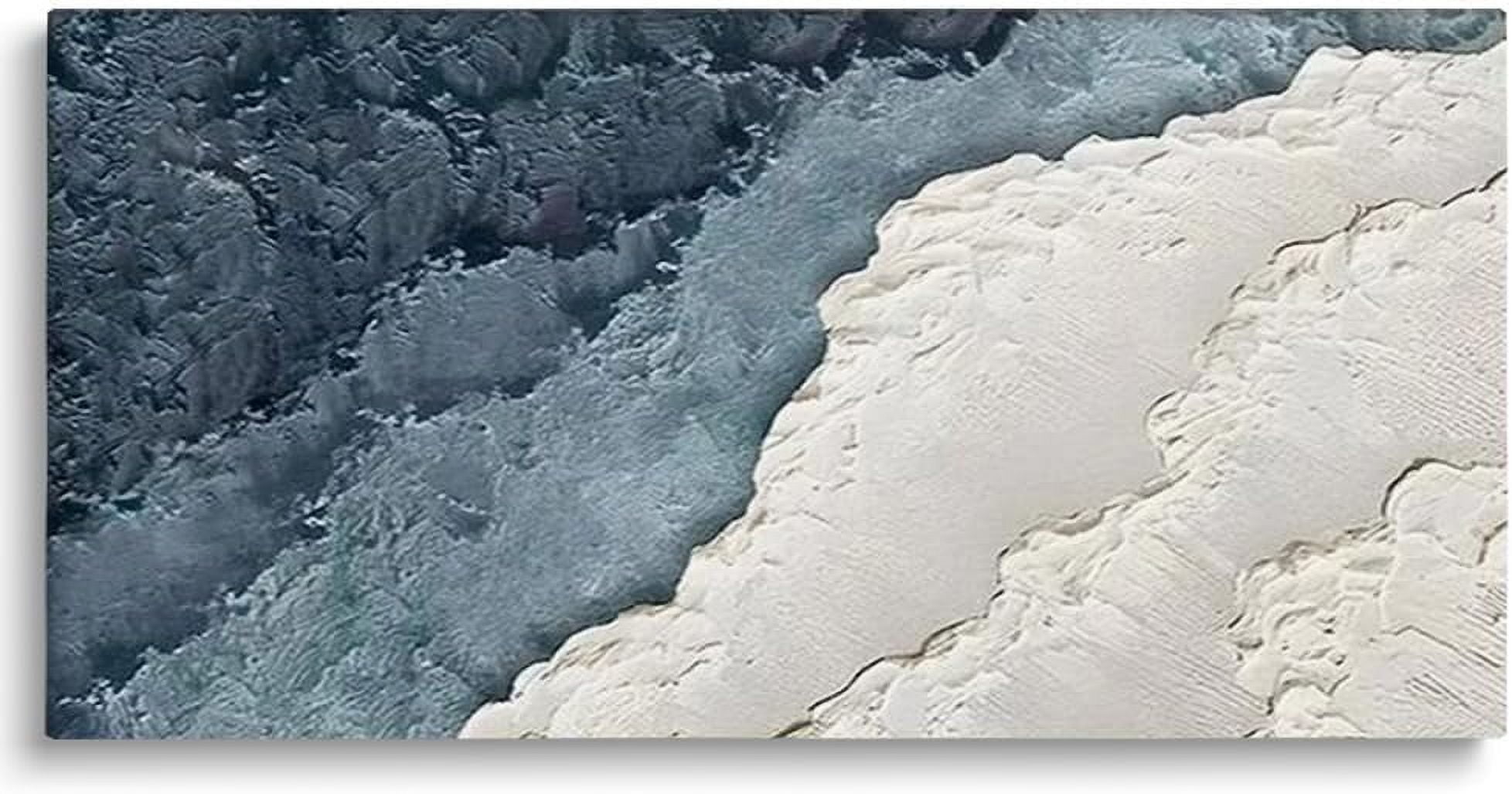 AVOI Hand Painted Ocean Wave Oil Painting On Canvas Hand Made Wall Art ...