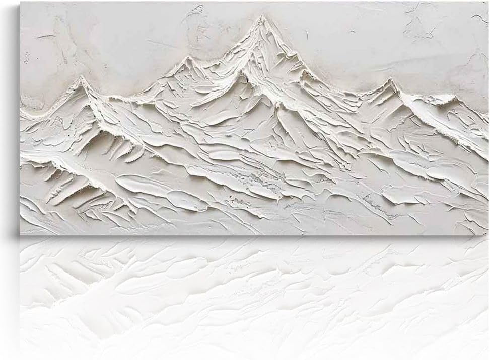 AVOI Hand Painted Original Abstract Mountain Landscape Hand Oil ...