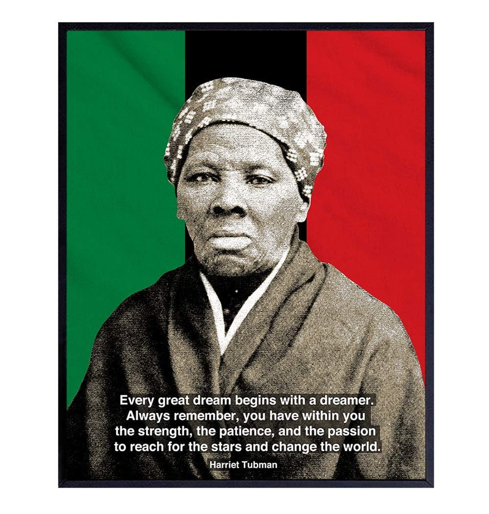AVOI Harriet Tubman Quote, African American Flag, Black History Month ...