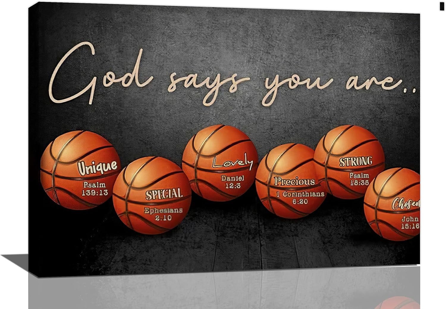 AVOI Inspirational Basketball Boys Room Wall Art Motivational Sports ...