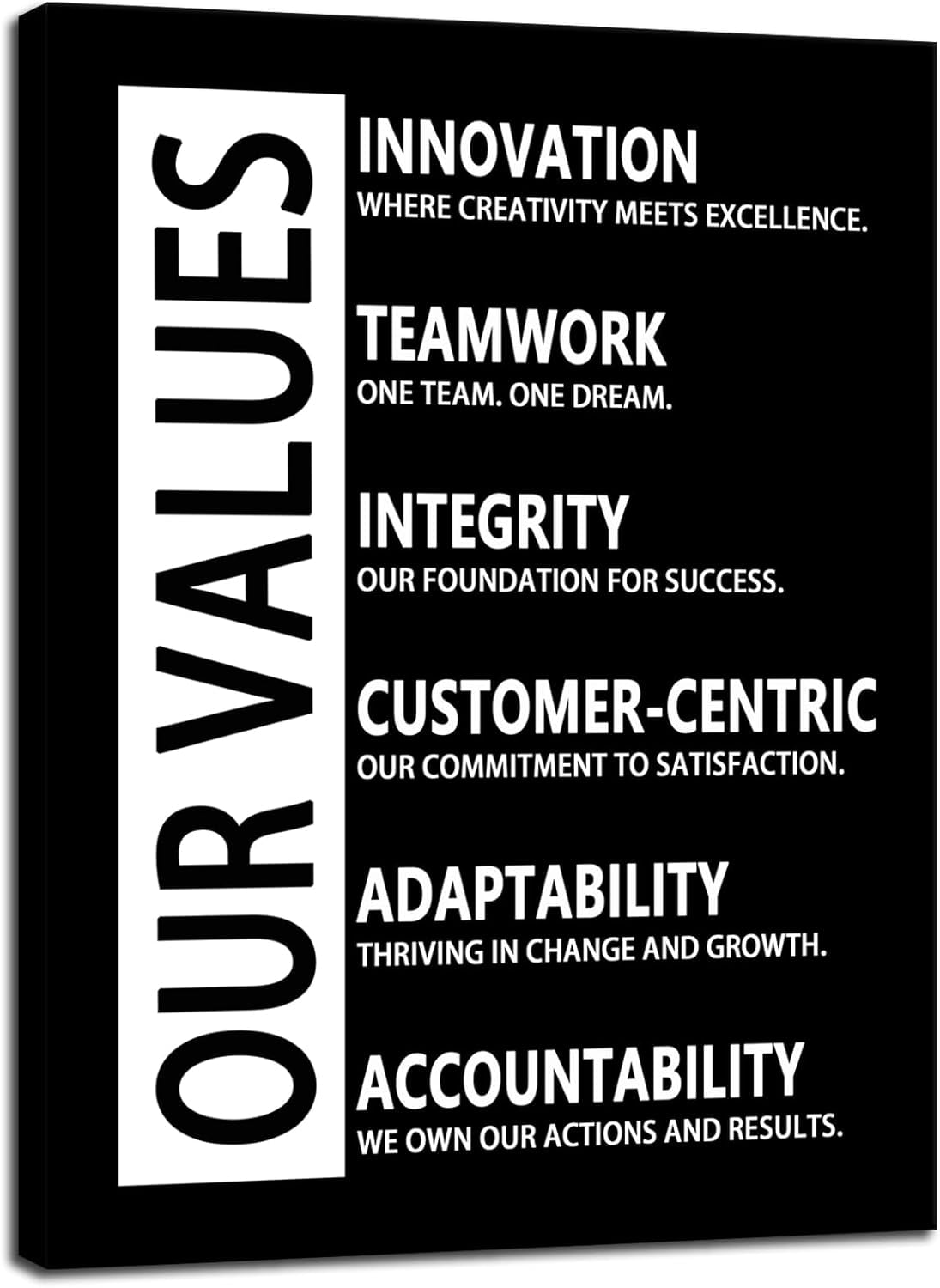 AVOI Inspirational Canvas Office Print Wall Art Motivational Picture ...