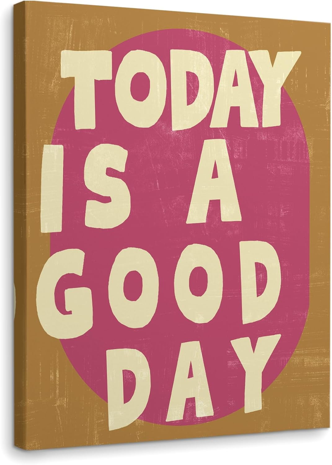 AVOI Inspirational Canvas Wall Art,Girly Wall Art,Flesh Pink Preppy ...