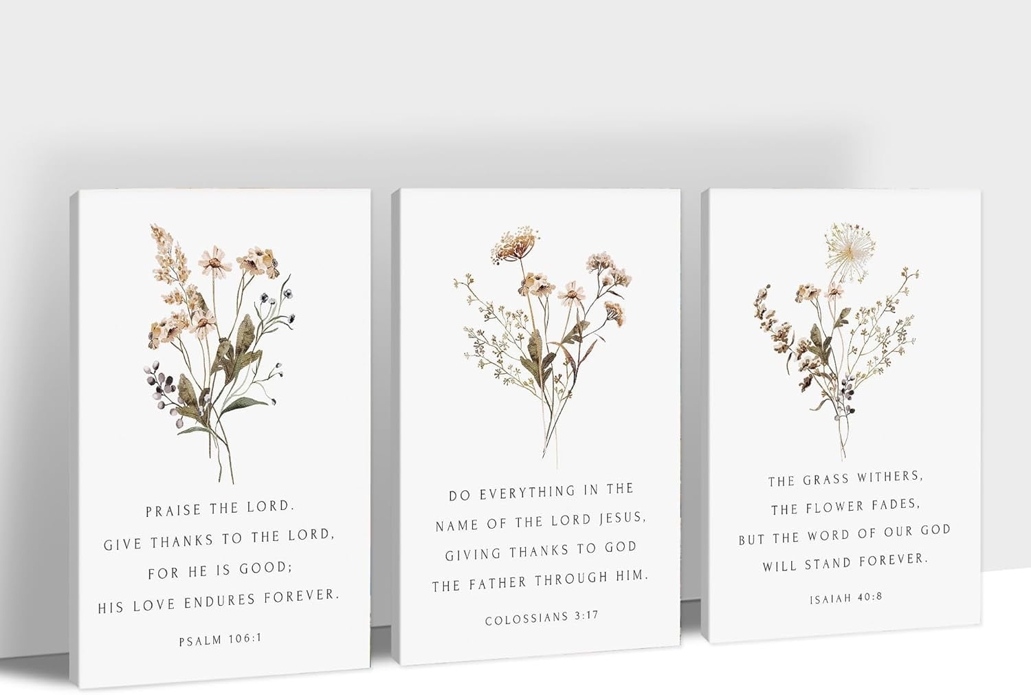 AVOI Inspirational Canvas Wall Art - Jesus Scripture Wall Art for ...