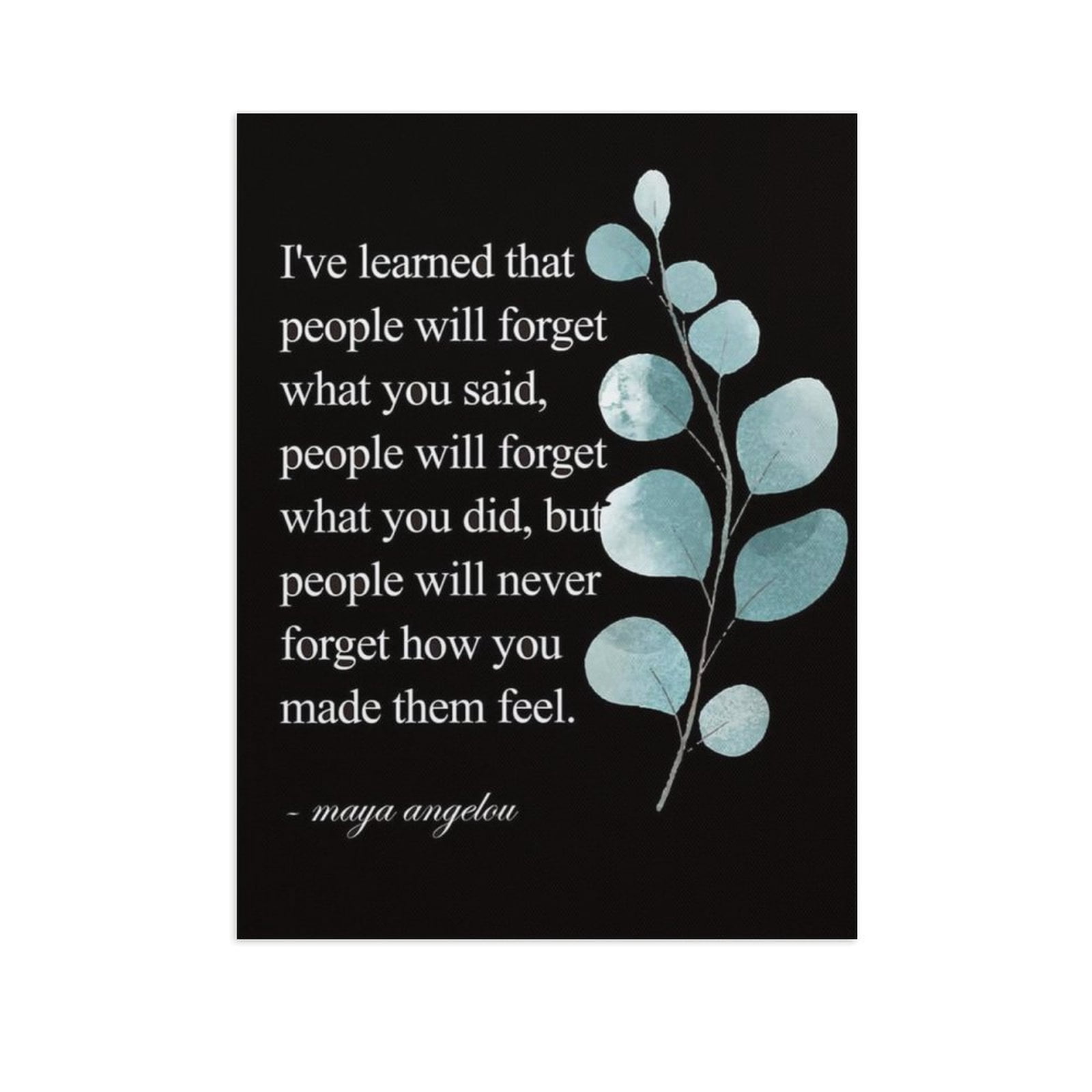 AVOI Inspirational Canvas Wall Art Motivational I've Learned That ...