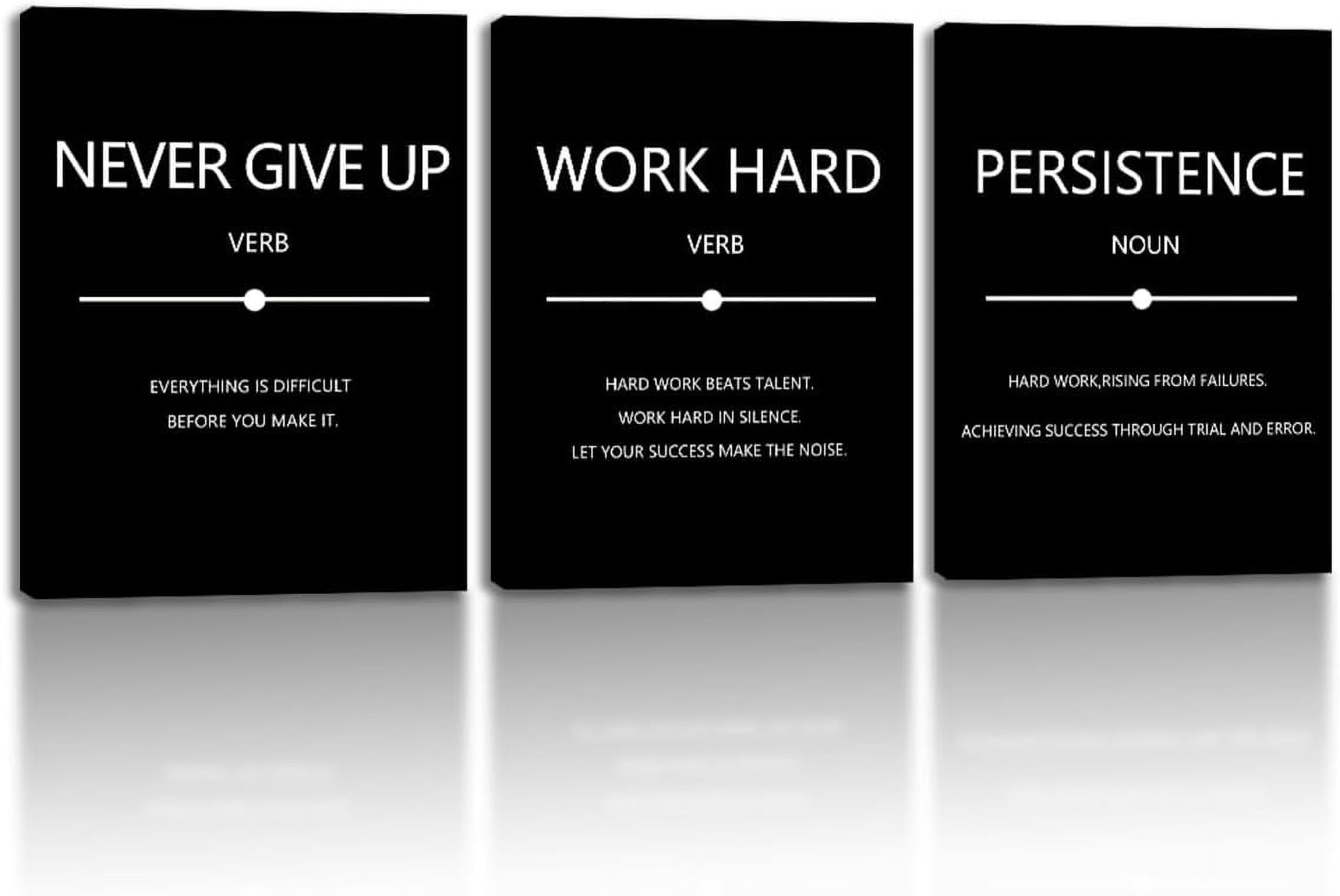 AVOI Inspirational Canvas Wall Art Office Wall Decor Motivational ...