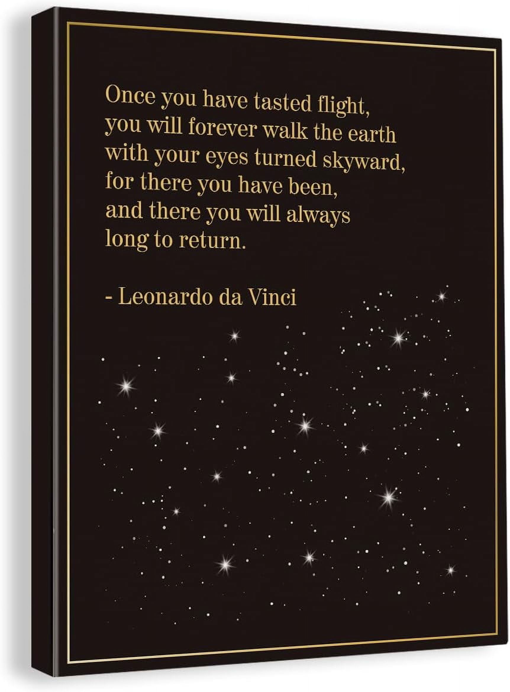 AVOI Inspirational Pilot Quote Wall Art Decor Canvas Painting Unframed ...