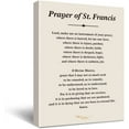 AVOI Inspirational Prayer of St. Francis Quote Saint Francis Peace ...