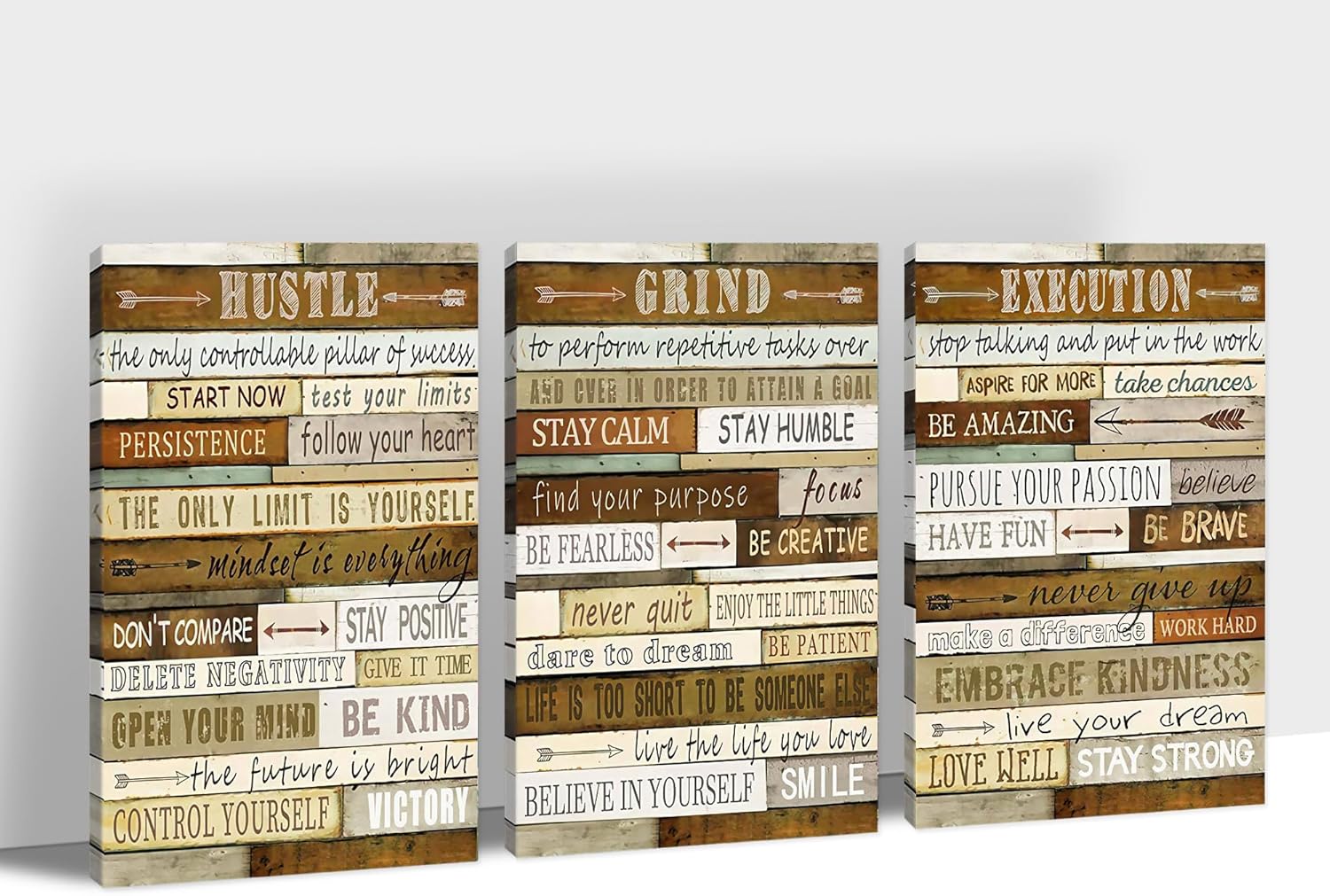 AVOI Inspirational Wall Art, Motivational Quotes Canvas Art Prints for ...