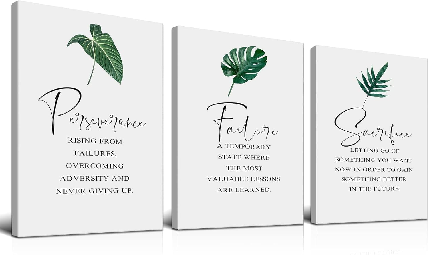 AVOI Inspirational Wall Art Motivational Sacrifice Failure Perseverance ...