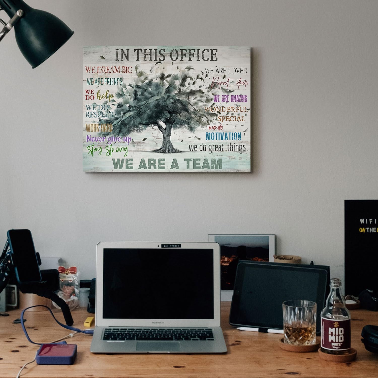 AVOI Inspirational Wall Art for Office Positive Affirmations Uplifting ...