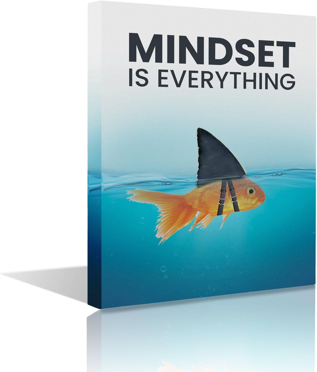 AVOI Inspirational Wall Art Unframed Canvas 12 x 16 in MINDSET IS ...