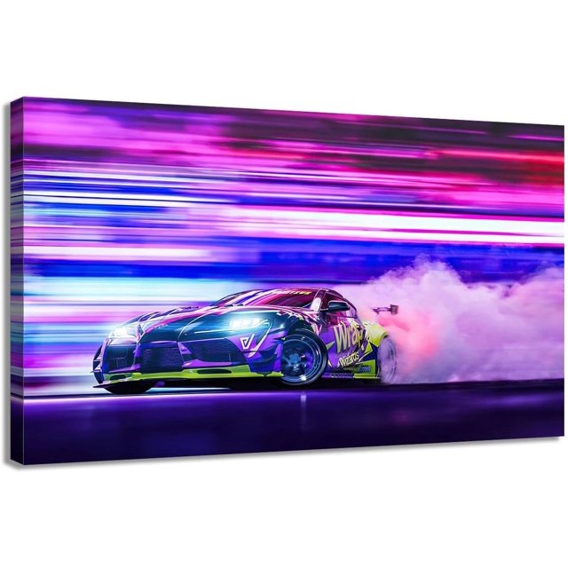 AVOI Jdm Poster,Sport Car Poster,Supra Canvas Wall Art For Living Room ...