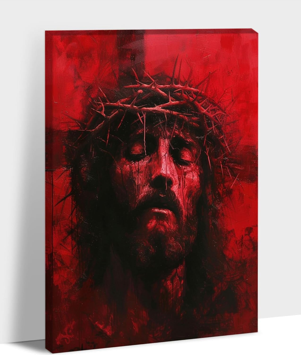AVOI Jesus Christ Canvas Wall Art, Religious Christian Canvas Prints, Easter Jesus Cross Gifts ...