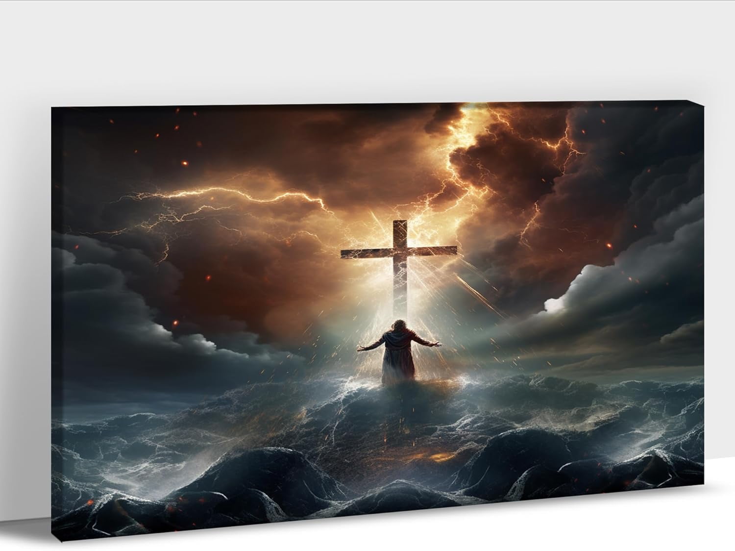 AVOI Jesus Christ Canvas Wall Art, Religious Christian Canvas Prints ...