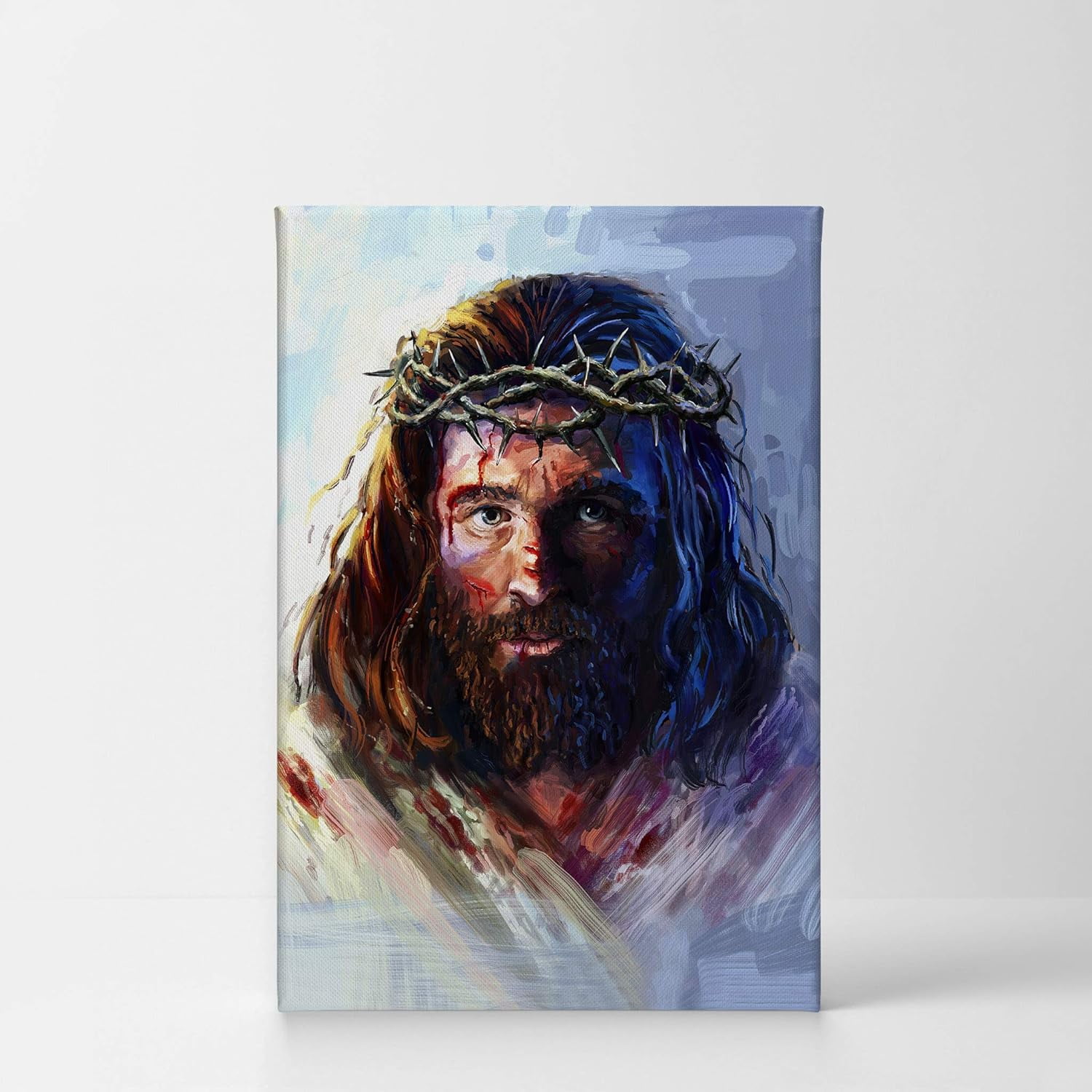 AVOI Jesus Christ in a Crown of Thorns Oil Painting Reproduction Canvas ...