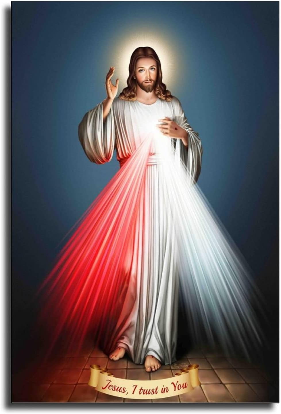 AVOI Jesus Christ Divine Mercy Poster Decorative Painting Canvas Wall ...