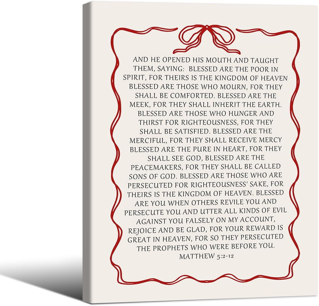 AVOI Jesus Christian Wall Art Bible Verse Poster Religious Faith ...