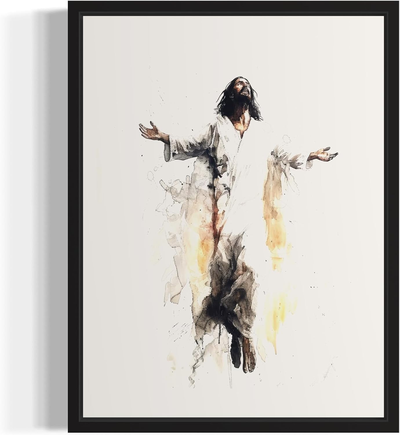 AVOI Jesus Resurrection Art Print Poster, Religious Faith Spiritual ...