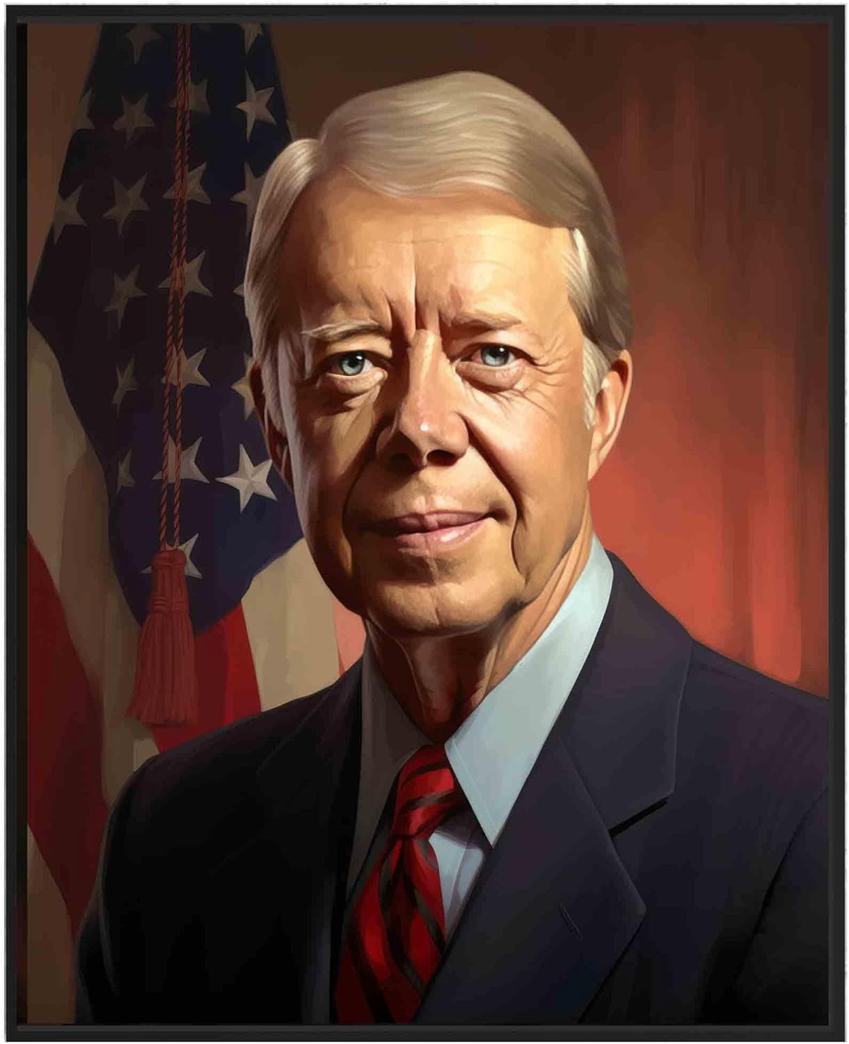 AVOI Jimmy Carter Art Print Poster, Official Presidential Portrait ...