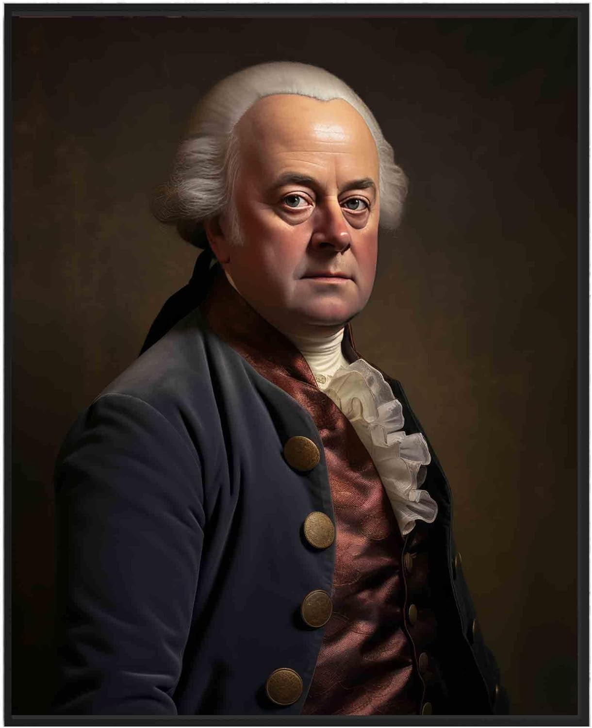 AVOI John Adams Art Print Poster, Official Presidential Portrait ...