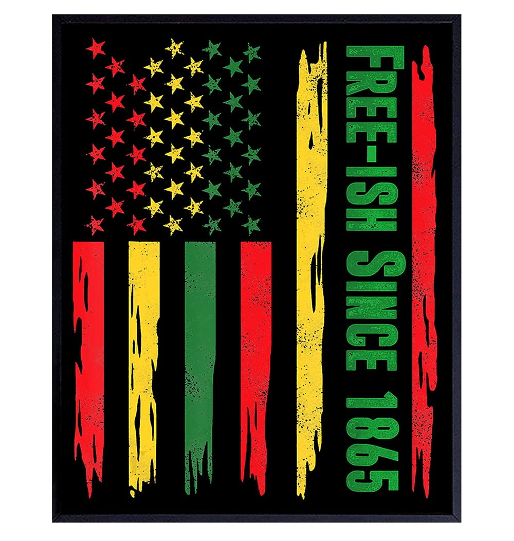AVOI Juneteenth Flag Wall Art-Black Culture-Black Art-African American ...