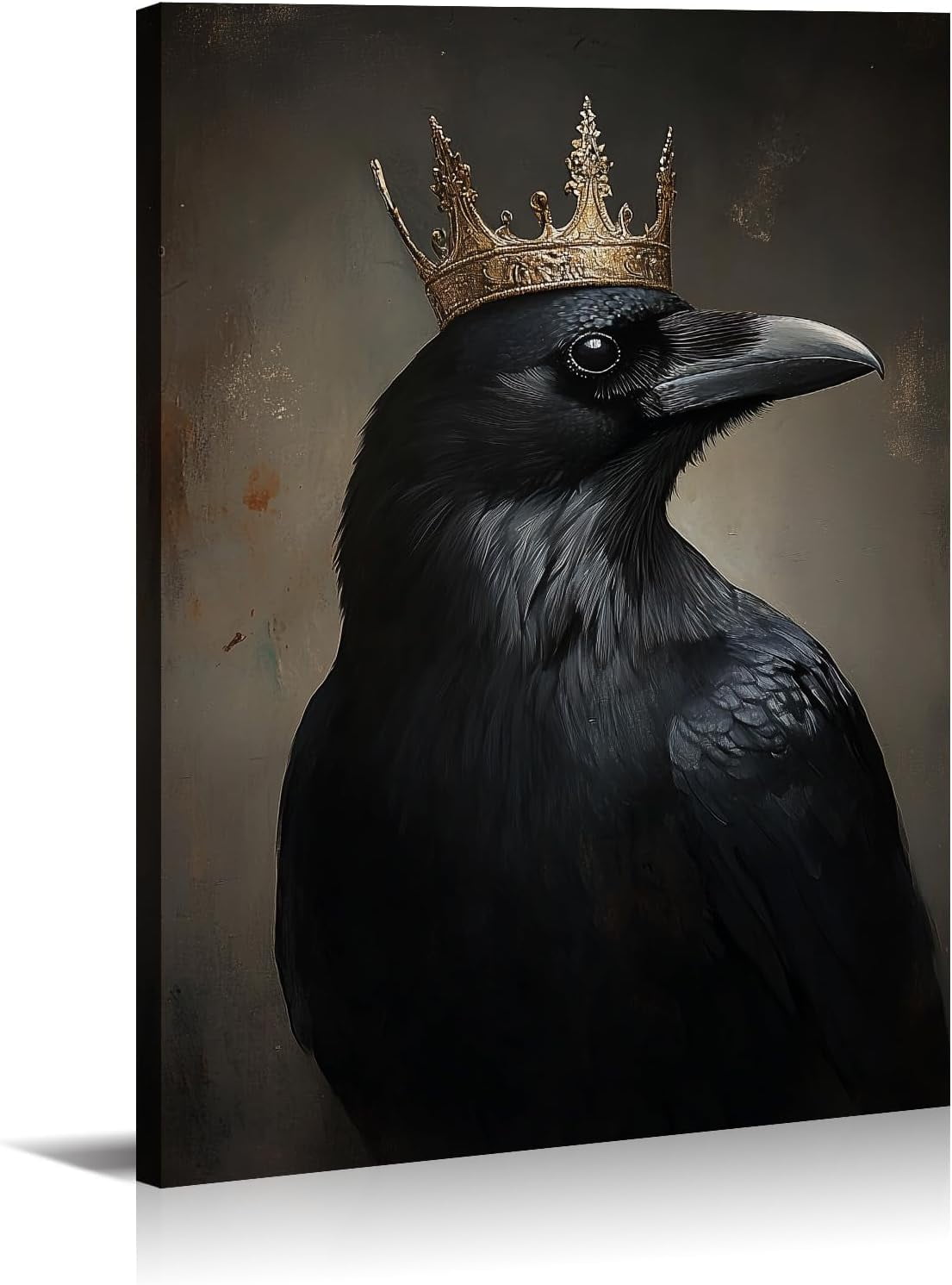 AVOI King Crows Canvas Wall Art Black Birds Picture Dark Academia ...