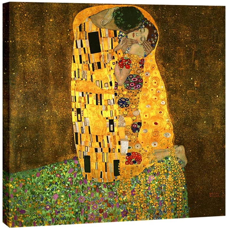 AVOI The Kiss by Gustav Klimt Famous Oil Paintings Reproductions ...