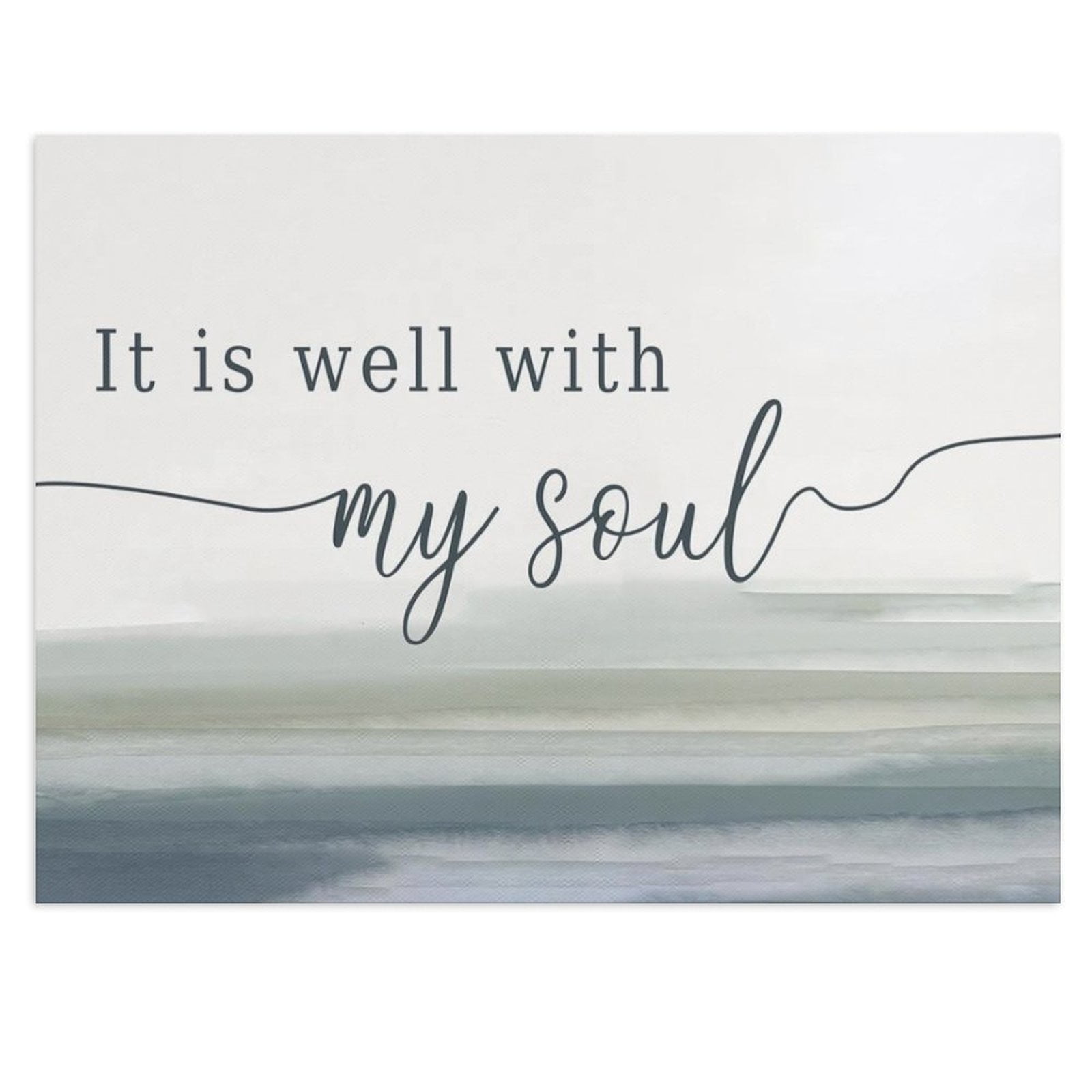 AVOI Christian Wall Art It Is Well With My Soul Pictures Wall Decor ...