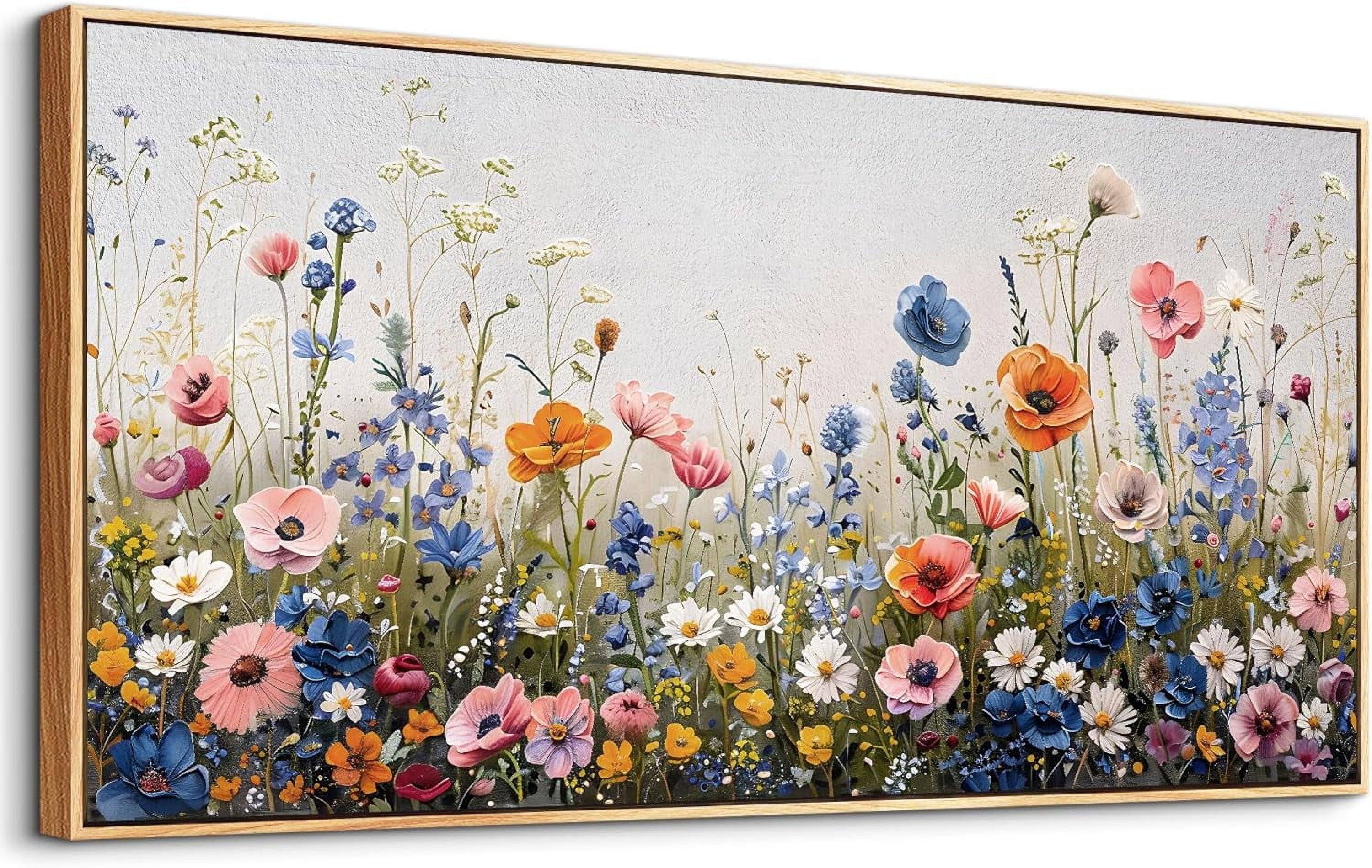 AEFER Large Unframed Canvas Wall Art For Living Room Wall Decor For ...