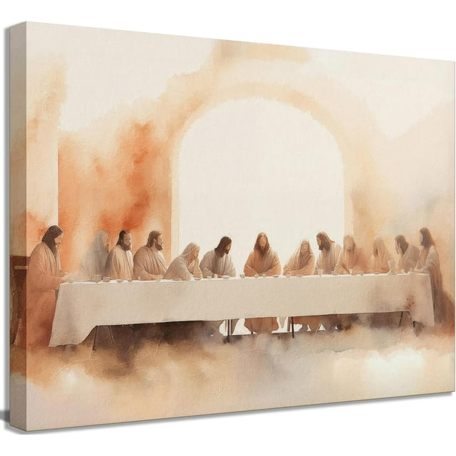 AVOI The Last Supper Canvas Wall Art Painting Bible Story Christian ...