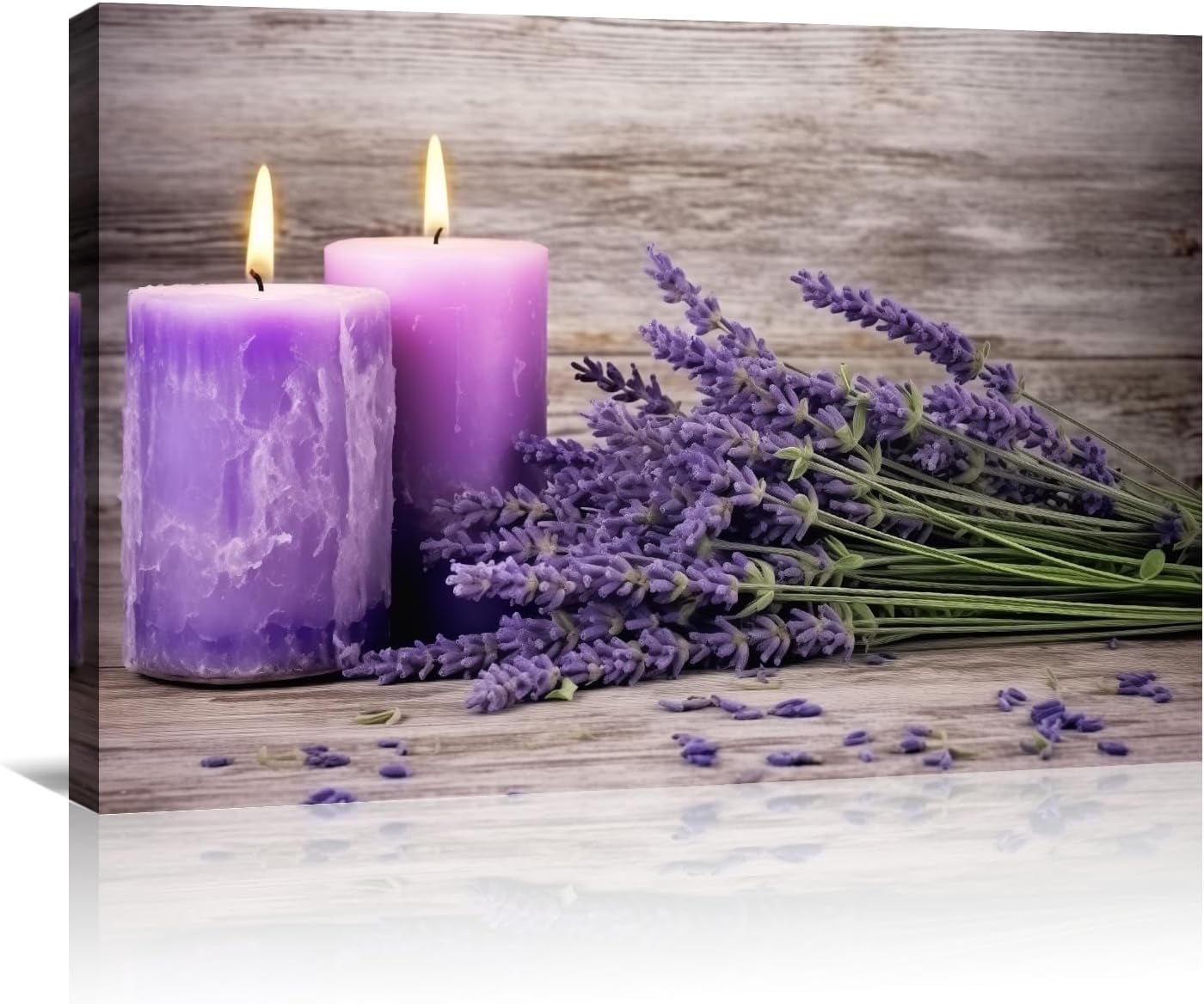 AVOI Lavender Canvas Wall Art for Living Room Bedroom Bathroom Decor ...