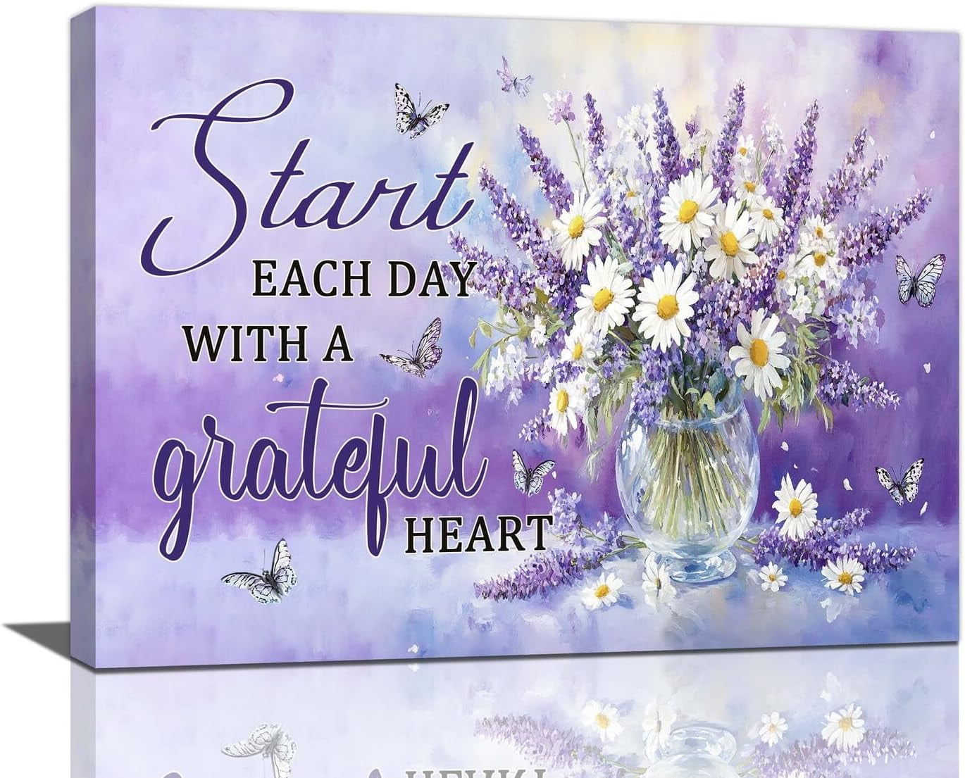 AVOI Lavender Canvas Wall Art Purple Lavender Pictures Wall Decor ...