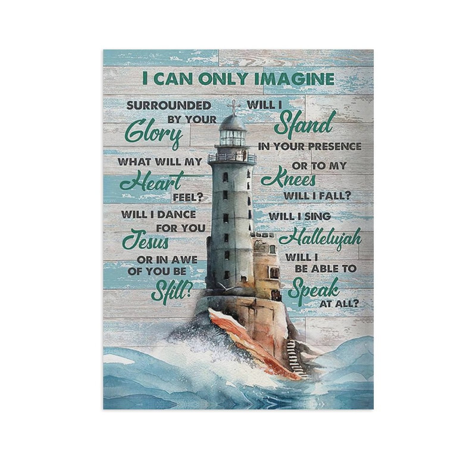 AVOI Lighthouse Wall Art Nautical Decor Coastal Ocean Pictures Wall ...