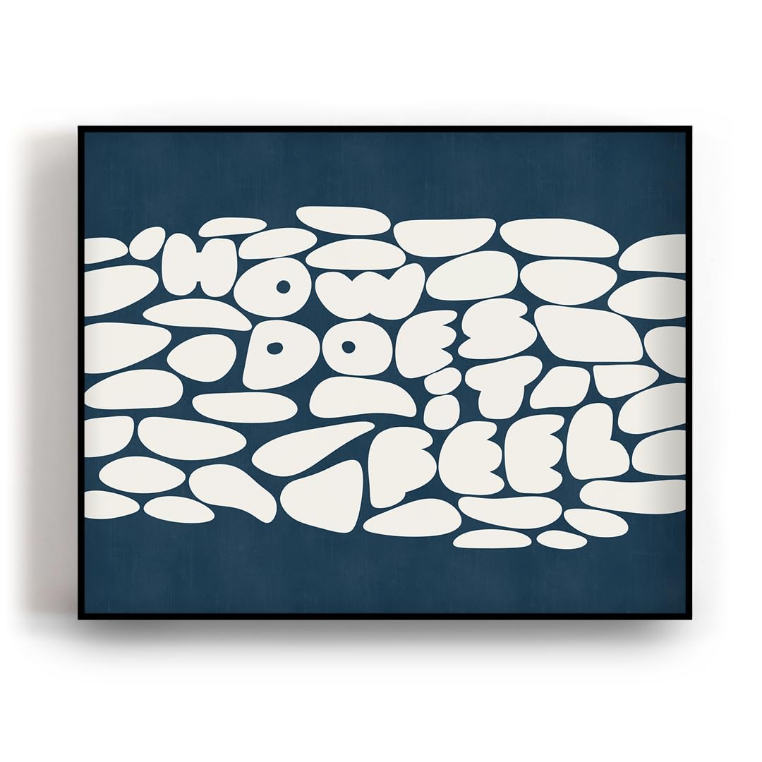 AVOI Like A Rolling Stone-modern abstract song lyric art print wall ...