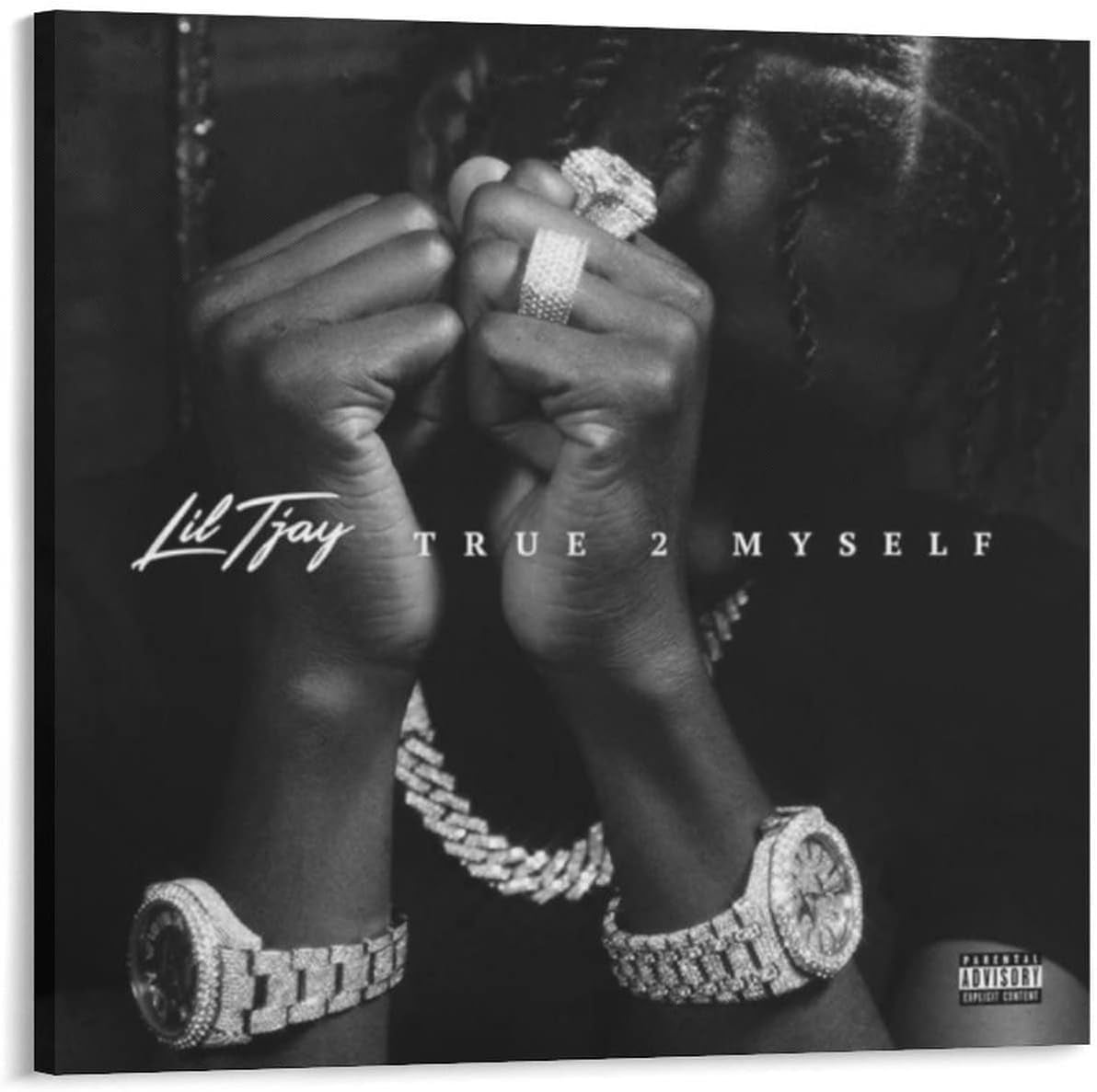 AVOI Lil Tjay Rapper Album Cover Poster Artworks Canvas Poster Room ...