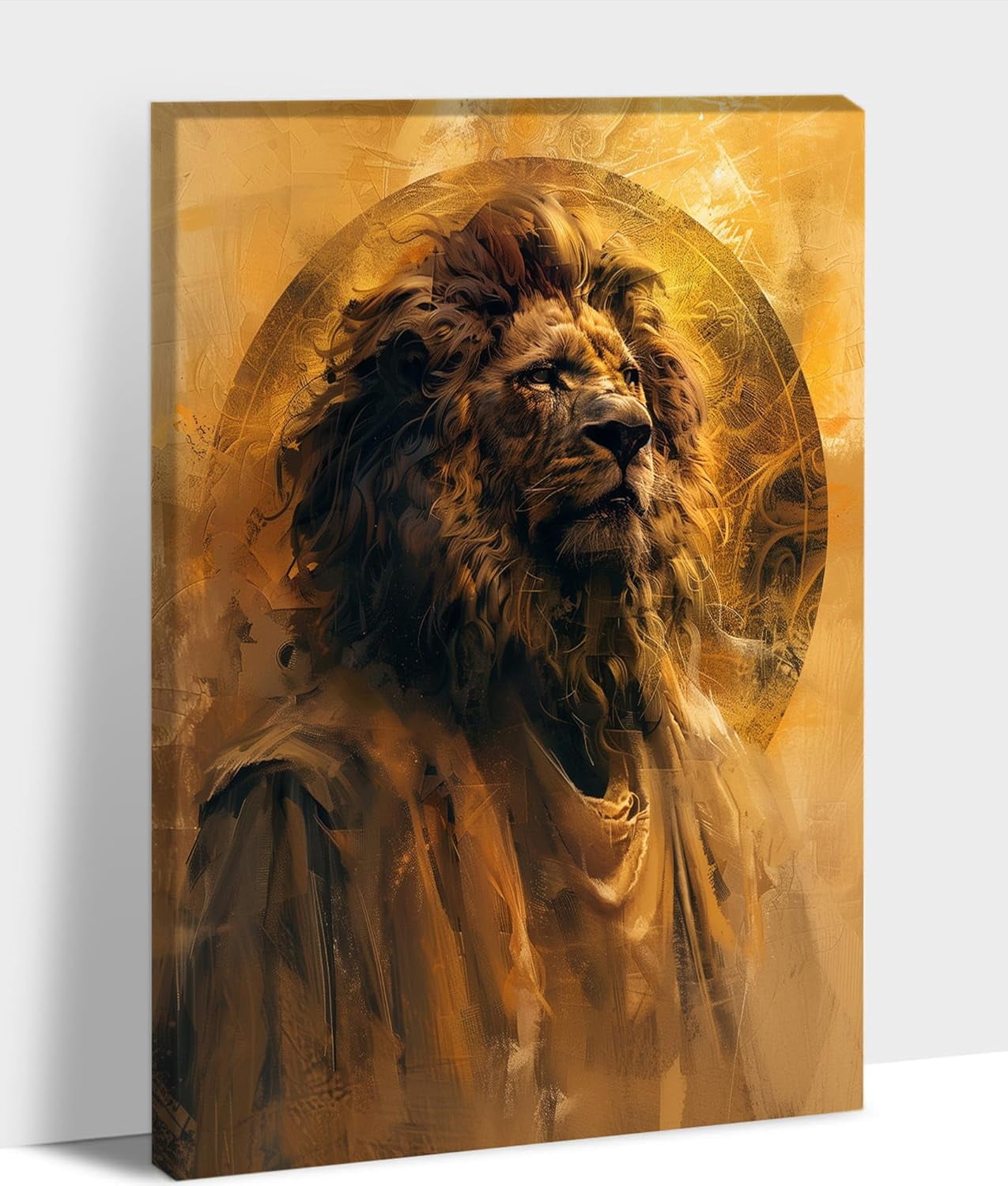 AVOI Lion of Judah Canvas Wall Art, Lion Portrait Pictures Wall Decor ...