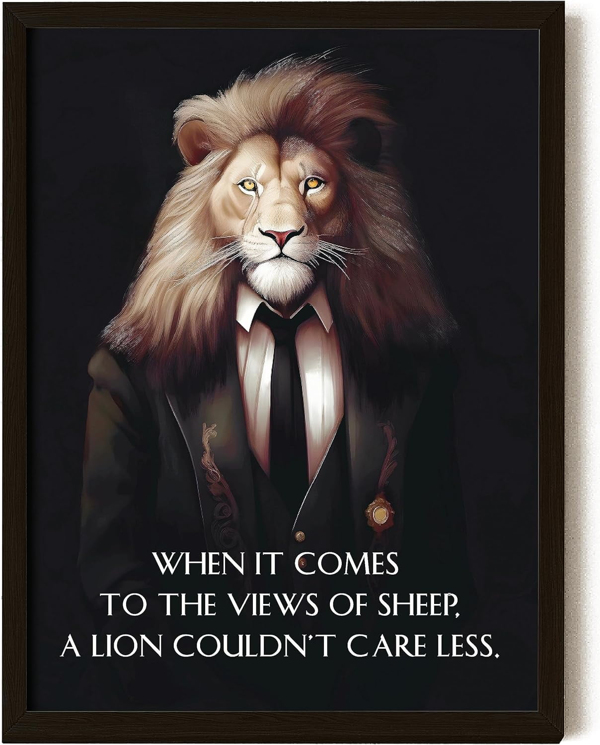 AVOI Lion Wall Art - 12x16 Lion Poster, Lion Pictures Wall Decor, Lion ...