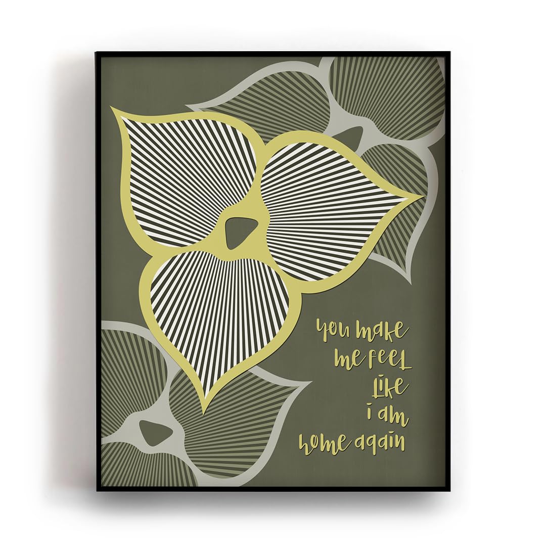 AVOI Love Song modern song lyric wall art prints music poster room ...