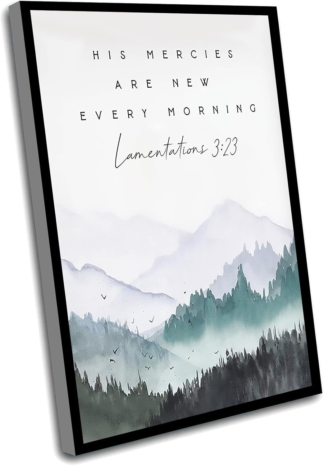 AVOI MEN ROOM DECOR,His Mercies Are New Every Morning Lamentations 3 23 ...