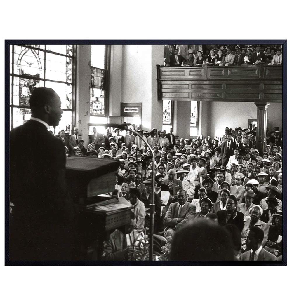 AVOI Martin Luther King in Church - MLK Wall Art - African American ...