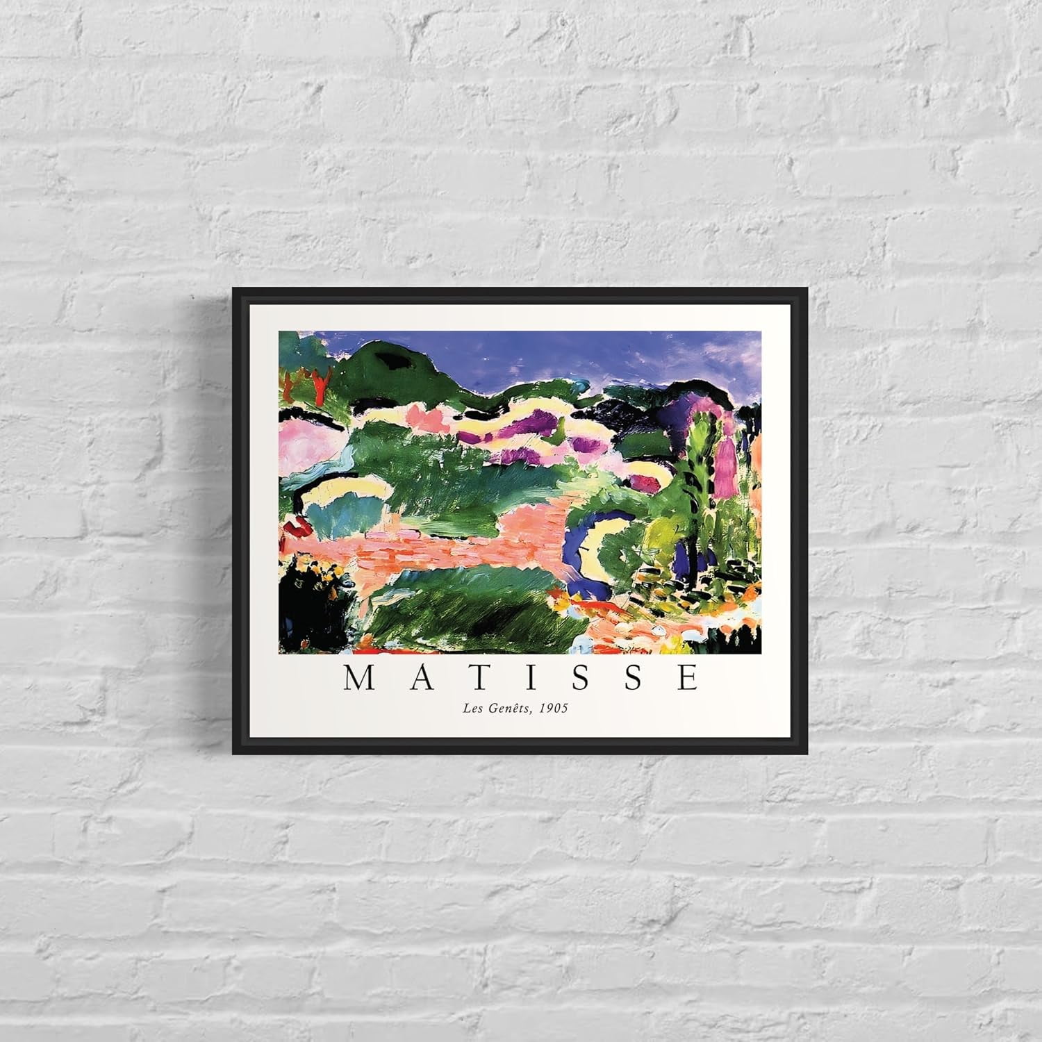 AVOI Matisse Art Print Poster, Les Genêts Henri Matisse Wall Art Exhibition For Wall Decor ...