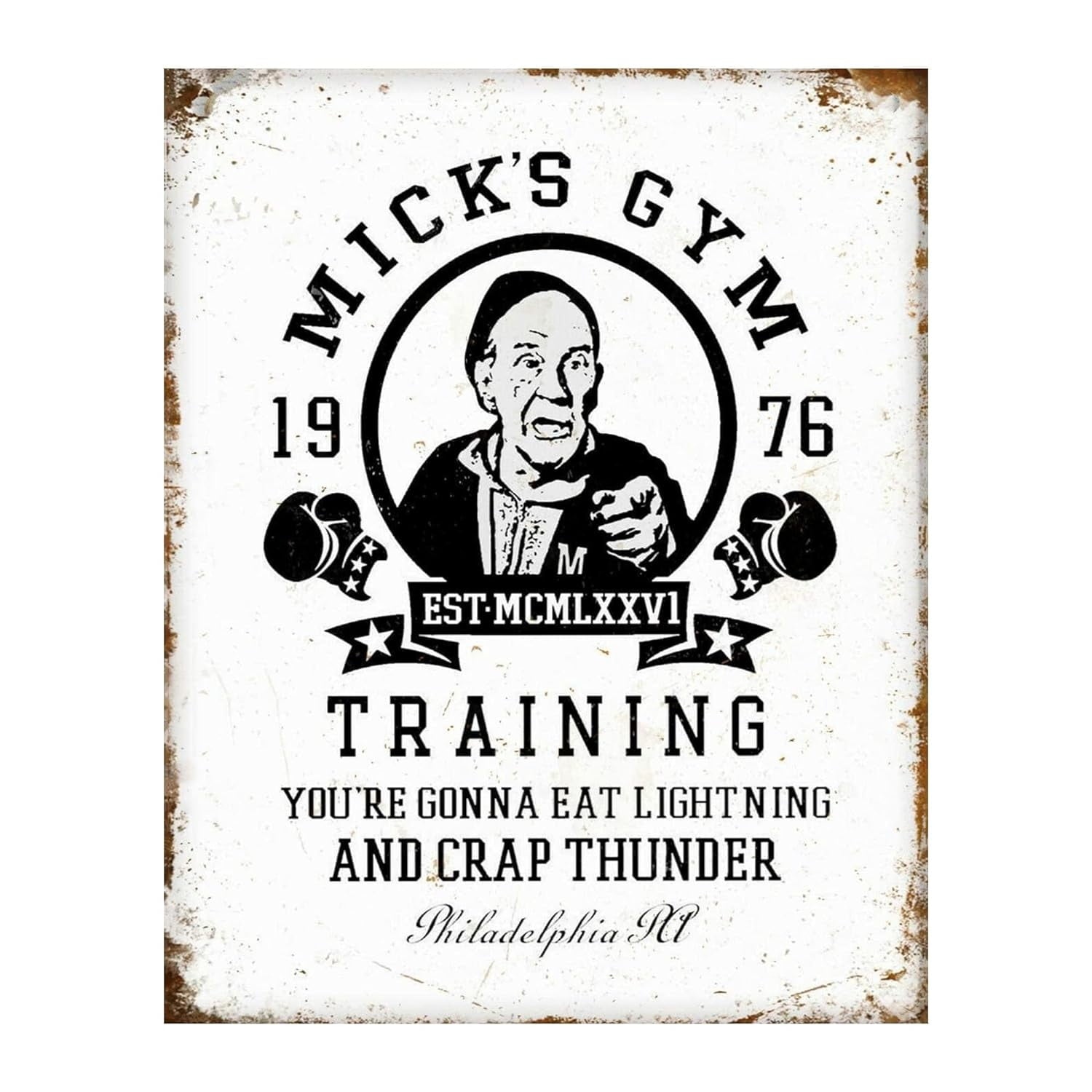 AVOI Mick's Gym-Philadelphia-Funny Movie Wall Art Sign,PA, Vintage ...