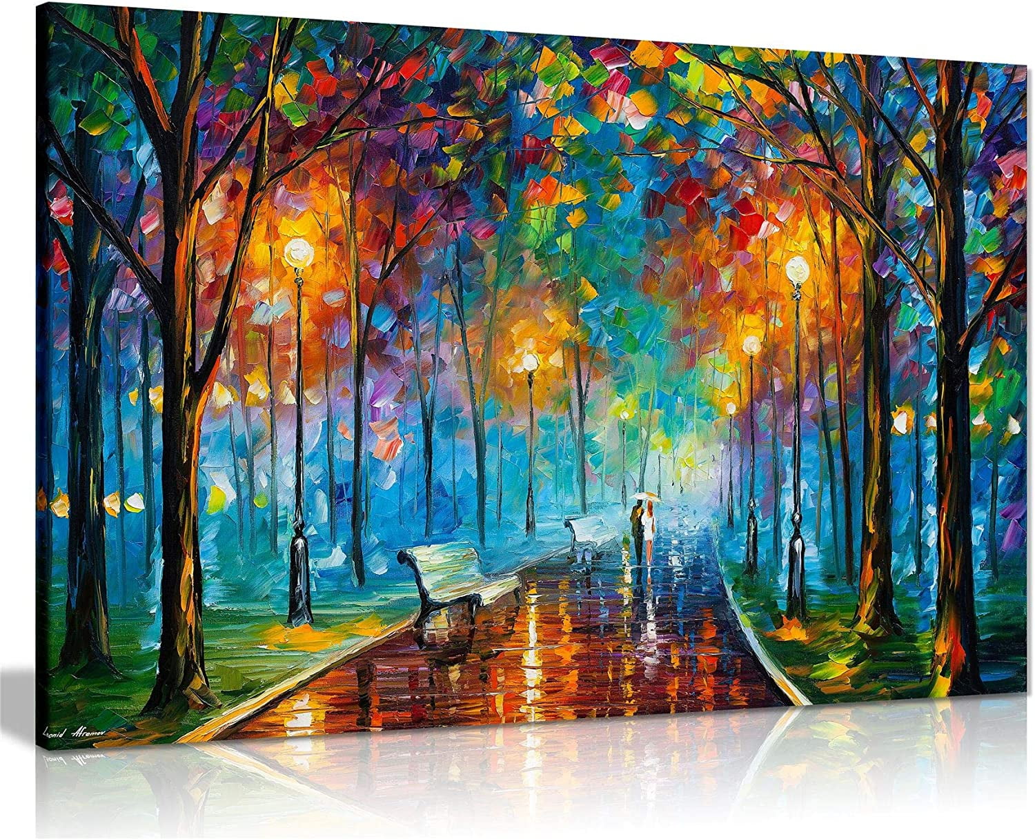 AVOI Misty Mood by Leonid Afremov Canvas Wall Art Picture Print for ...